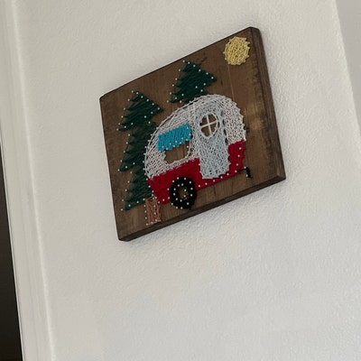 NEW DESIGN: Waves String Art, Beach String Art, Waves Decor, Ocean ...