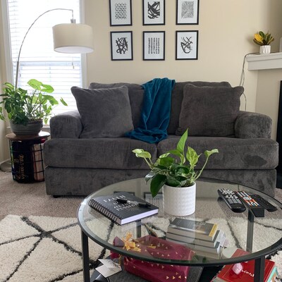 Printable Wall Art Set of 3 Blue Triptych Wall Art INSTANT DOWNLOAD .02 ...