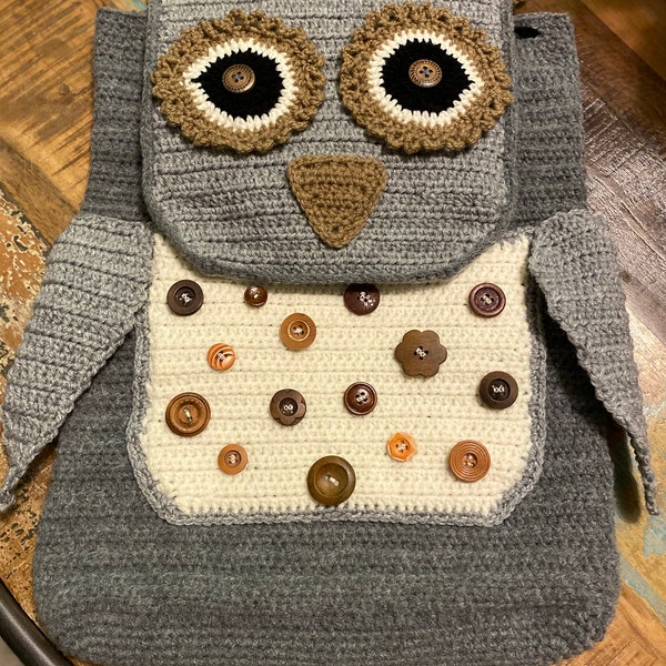 Crochet Pattern - Owl Adventure Backpack - Etsy