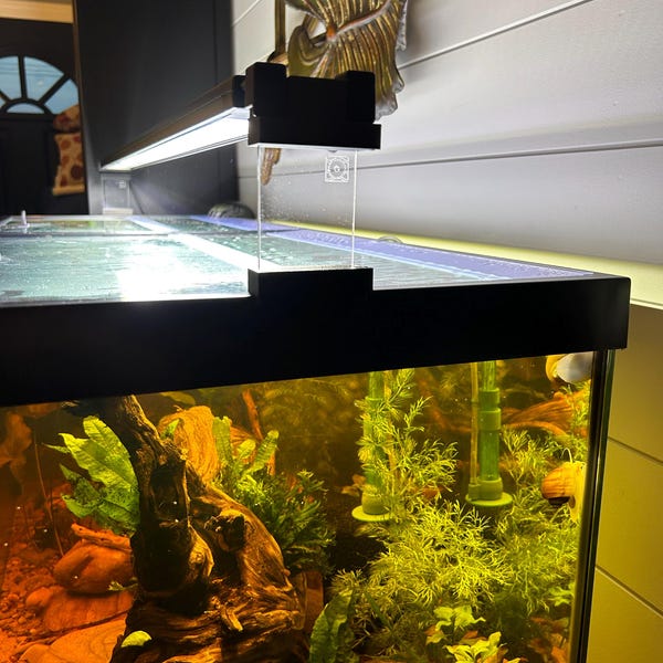 Nicrew Skyled Light Stand 2 Wide Base LED Riser, Fish Tank Light Lift ...