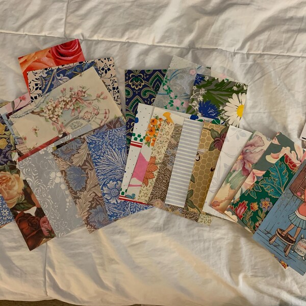 8 Computer Data Cards Orange Salmon Color Computer Punch Card Microfiche Aperture Card Vintage ...