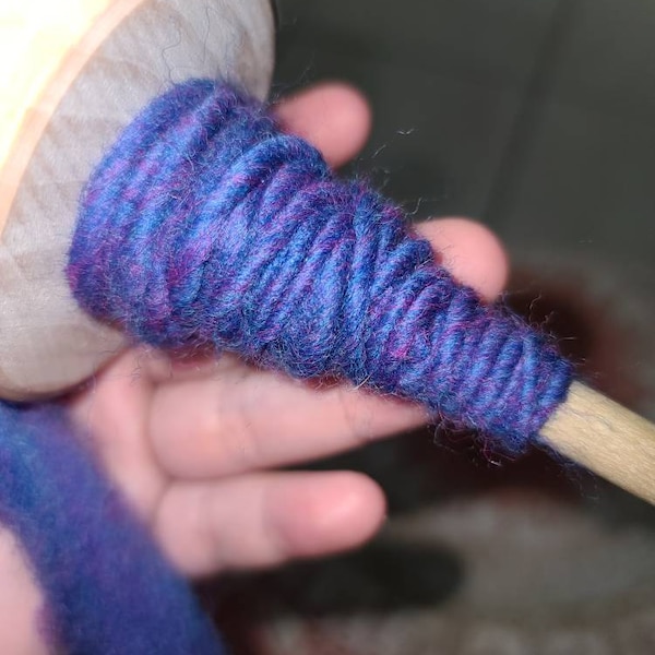 Drop Spindle Kit for Beginner W/ Fiber Top Whorl Handspinning Spindling ...