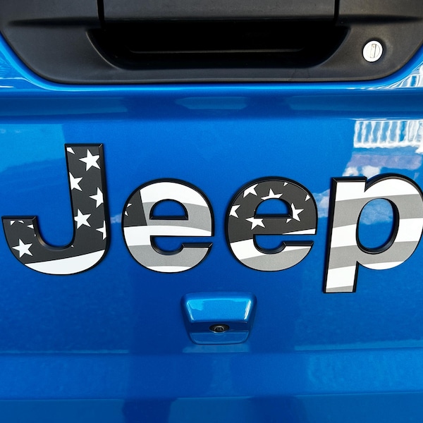 Jeep American Flag Decal Emblem Decal, Wrangler JK TJ JL, Gladiator ...
