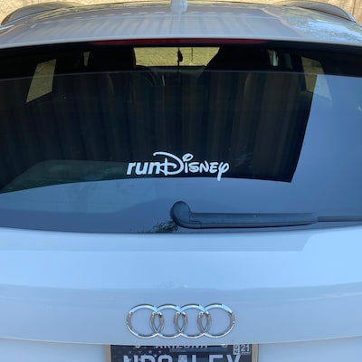 Run Disney Vinyl Decal Rundisney Marathon Runner Car Decal Laptop Water ...