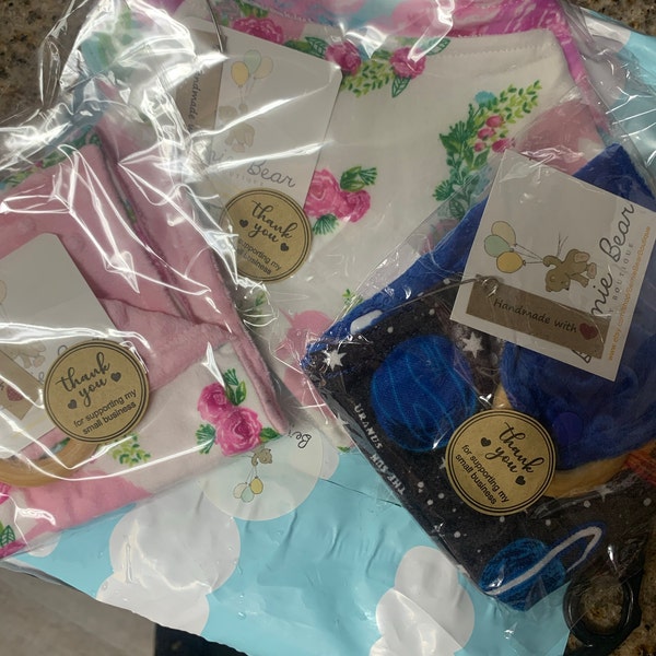 Micro Preemie & Preemie Gift Set Ribbed Knit Knotted Preemie Hat NICU ...