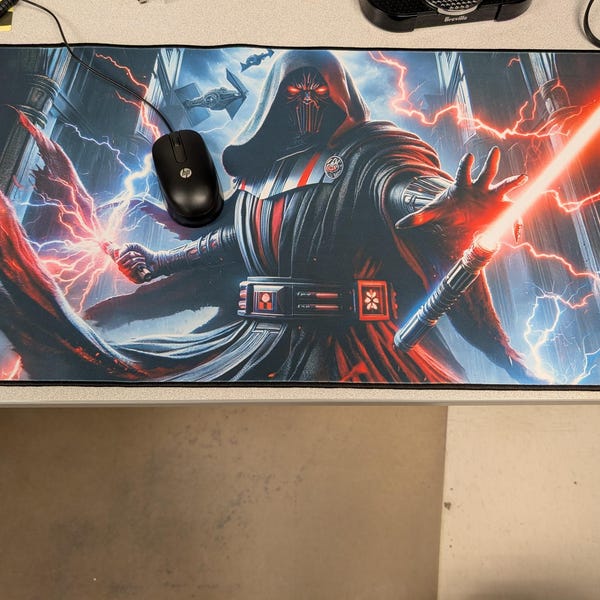 The Sith Ascension: A Journey of Power and Darkness Desk Mat - Large ...