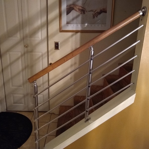 Modern Stairs Balcony Hand Rail Staircase Railing Kit - Aluminium Side ...