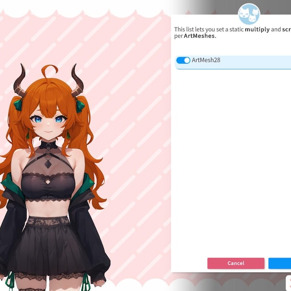 Ready to Use Vtuber, Brown Bear Girl / Premade & Presetup Model, Ready ...