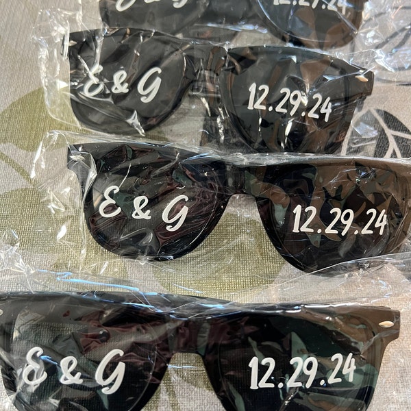 10pcscustom Sunglasses, Party Sunglasses, Bridesmaid Gifts ...