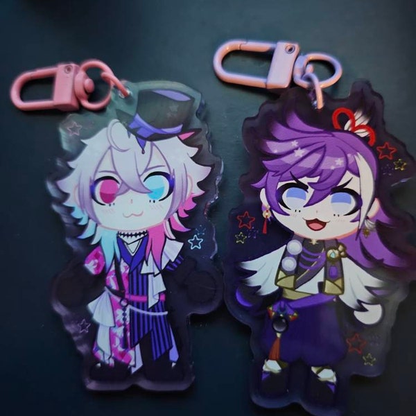 Vtuber Logo Keychains Vshojo Indie Hololive Holostars - Etsy