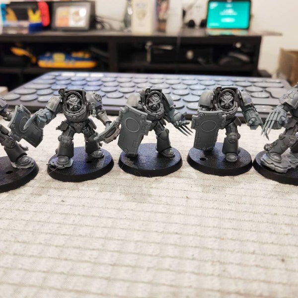 Female Space Viking Terminator Torso Conversions for 28mm Prime Sci-fi ...