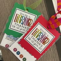 Printable Christmas Gift Tags We Make a Great Team instant Digital ...