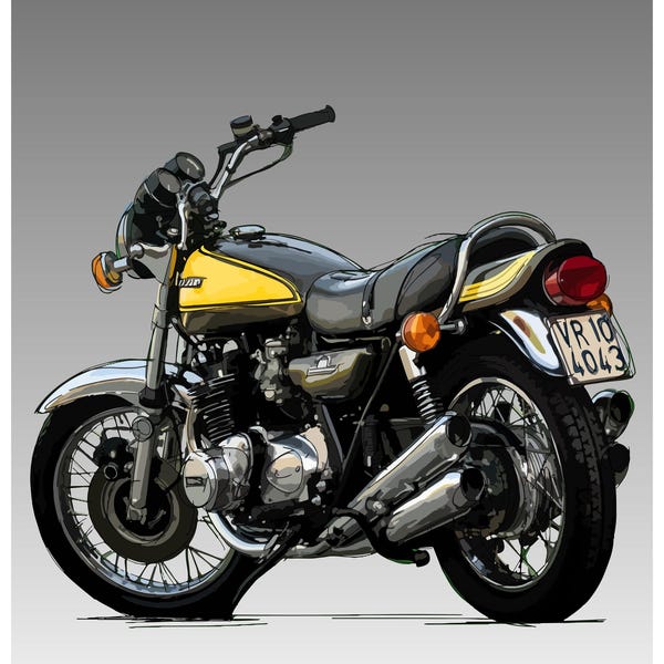 BMW R1200GS Motorbike Freehand Sketch for DOWNLOAD Wall Art Digital ...