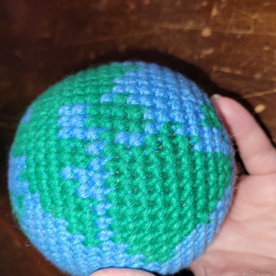 Earth Pattern, Crochet Earth Pdf, PDF Pattern, Space Theme Pattern ...