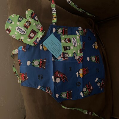 Child's Apron With Play Oven Mitt, Precious Moments Ballerina. Fits ...