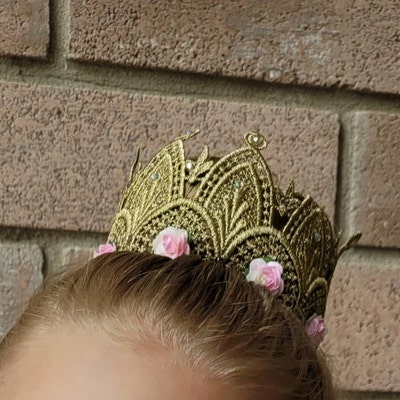 Gold Widened and Thickened Lace Lace, Crown Lace Decoration DIY Gold ...