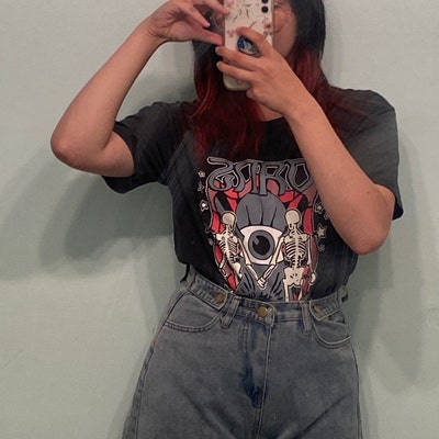 Hip Plaid and Solid Black Chain Edgy Skirt Retro Vintage - Etsy