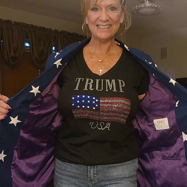 Wicked Halloween Holiday Rhinestone V Neck Long Sleeve Women's Bling ...