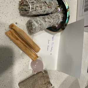 Sage Smudge Kit With 2 White Sage Bundles 4 Inch 2 Palo - Etsy