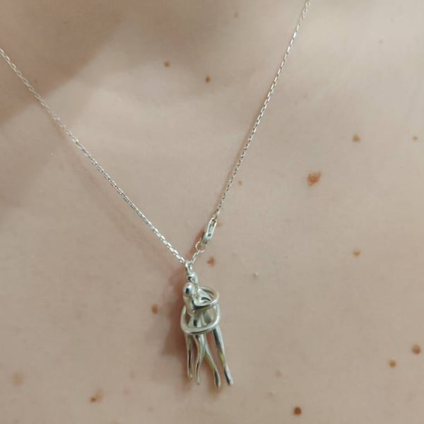Eternal Hug Necklace,hug Me Couple Necklace, Love Necklace Gifts for ...