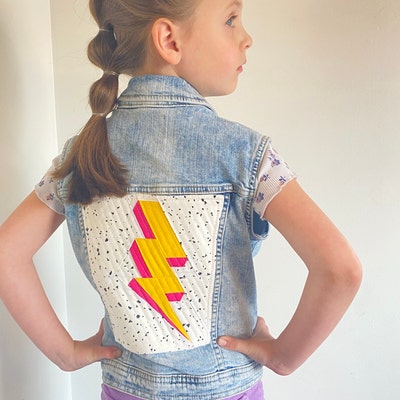 Lightning Bolt Superhero Mini Wall Hanging Quilt Pattern PDF Quilt ...