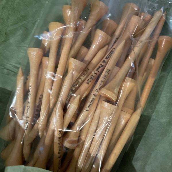 Personalized Golf Tees Laser Engraved Golf Tee Custom Golf Tees 3 Golf ...