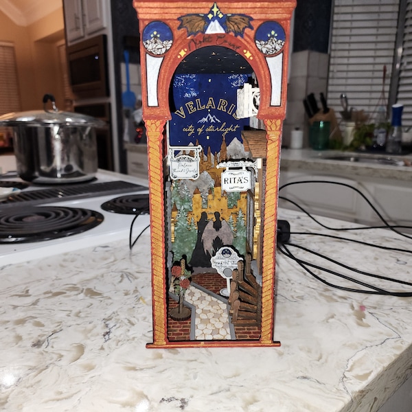 Acotar Inspired Book Nook| Fantasy Books | Bat Boys | Reading Gifts ...