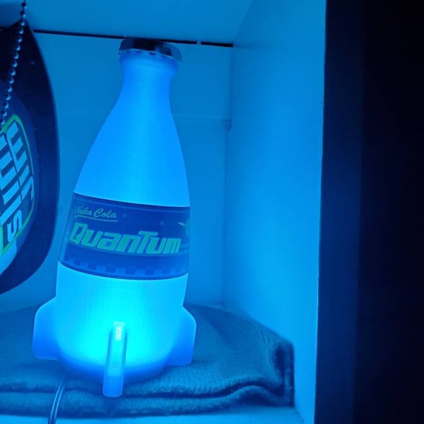 Nuka Cola Quantum Bottle Lamp Light (fallout 76) - Etsy