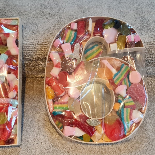 2 X SWEET FILLED NUMBERS! 50th, 40th, 18th, 21st, Wedding Anniversary ...