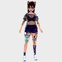3D Vtuber Model Outfit / Vroid Outfit / Cow Outfit - Etsy Canada