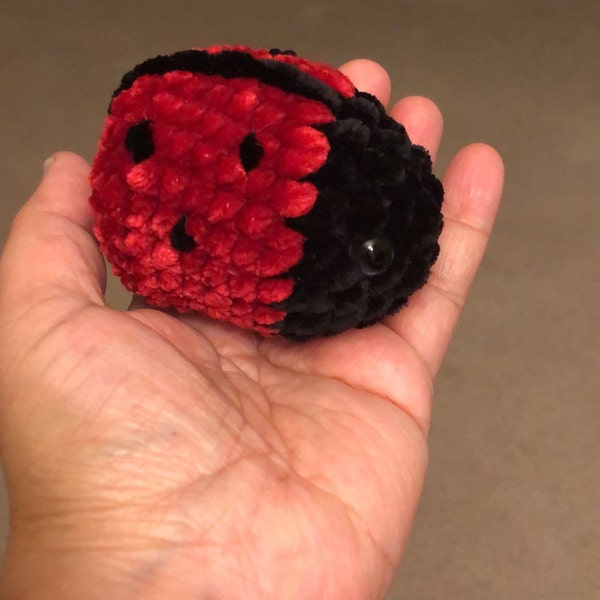 Ladybug No-sew Crochet Pattern Plush Ladybug Stuffed Animal Amigurumi ...