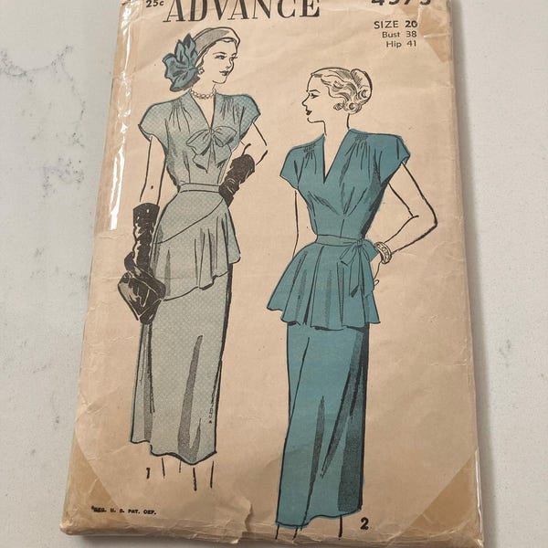 1968 Simplicity 8028 Fitting Shell Pattern for Shirtwaist Dress With ...