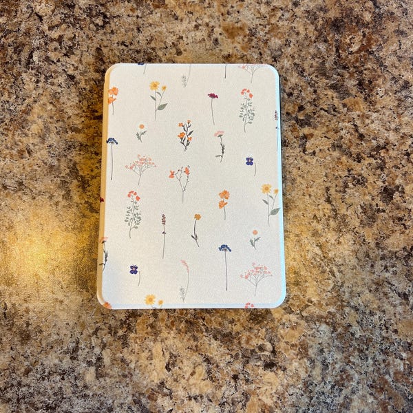 Retro Floral Kindle Case Custom,kindle Case With Hand Strap for Kindle ...