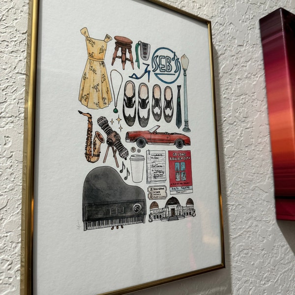 CLUELESS Minimal Illustration Movie Poster Drawing Art Print Cher ...