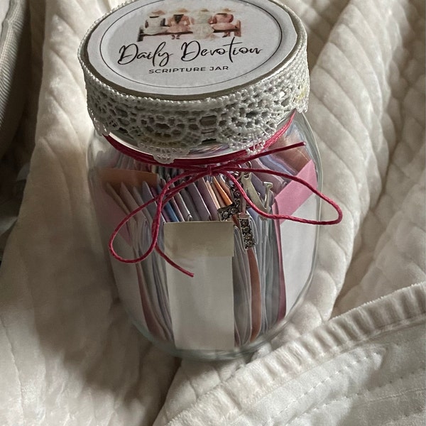 Scripture Jar Printable, Make Your Own Scripture Jar, Prayer Jar ...