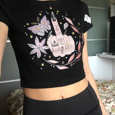 Fearless and Powerful Shirt Witchy Hands Witch Shirt Floral - Etsy