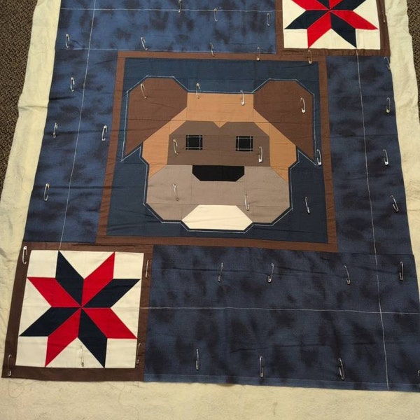 Boxer Dog Puppy Quilt Block PDF Pattern -includes Instructions for 6 ...