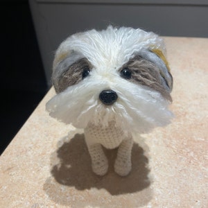 Shih Tzu Dog Crochet DIY Dog Crochet Pattern Dog Pattern Puppy Crochet ...
