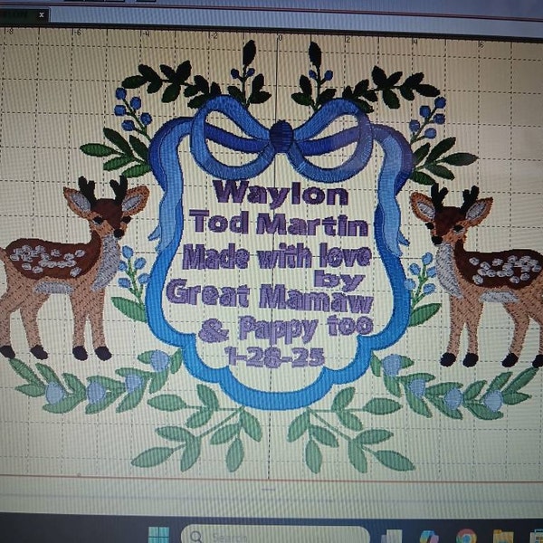 Deer Crest Frame Embroidery Design: Rustic Banner (PES File) - Etsy
