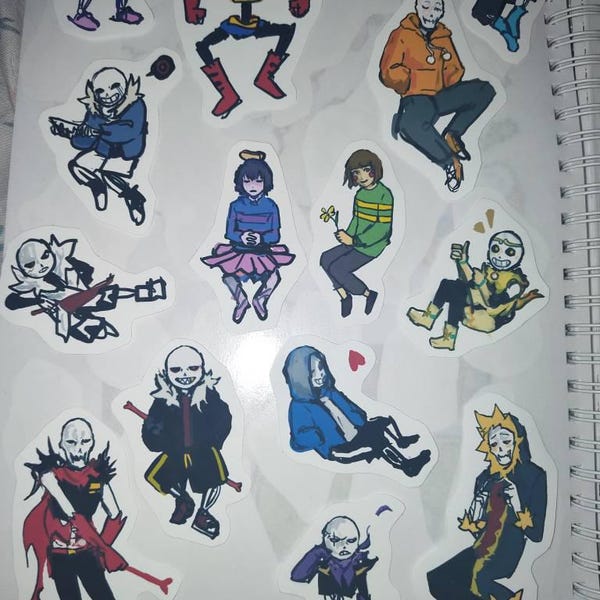Undertale Tarot Deck: 78 Fanmade Illustration Cards - Etsy
