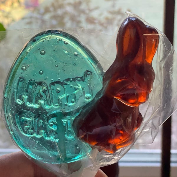 Vintage Clear Toy Candy, Barley Lollipops - 9 Count Vintage 3 ...