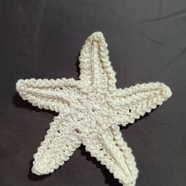Crochet STARFISH PATTERN Pdf,only 2 Ends to Tuck In,starfish Seaside ...