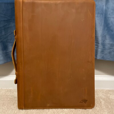 Personalized Leather Portfolio for Men Custom Leather - Etsy