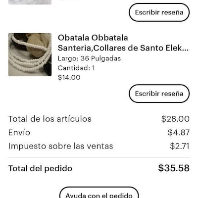 Oduduwa Eleke, Oddua Collar Santeria Necklaces Yoruba Lucumi Babalawo ...