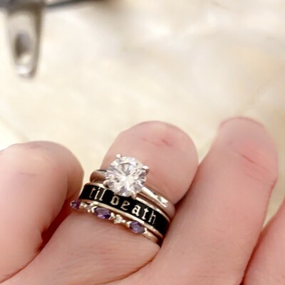 Til Death Ring, 925 Solid Sterling Silver Ring, Personalized Ring, Til ...