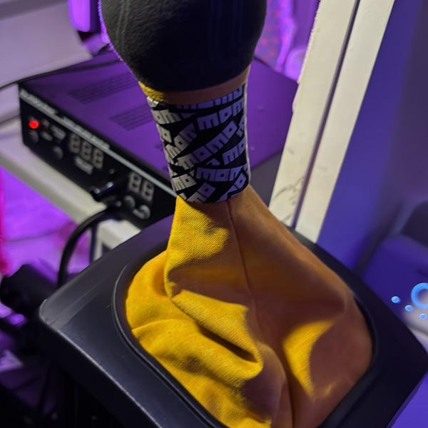 Barchetta Red Aluminum Shift Knob Textured Grip Universal Long Teardrop ...