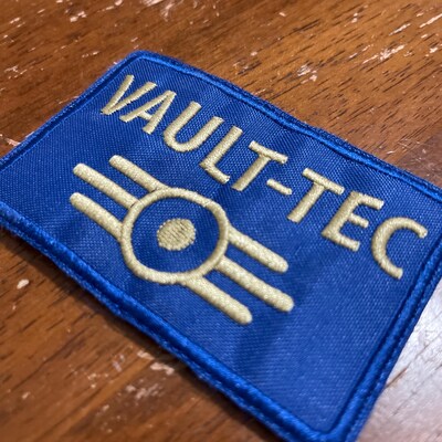 Fallout 76 and 111 Emblem Logo Gear Iron-on Embroidered Patch, Custom ...