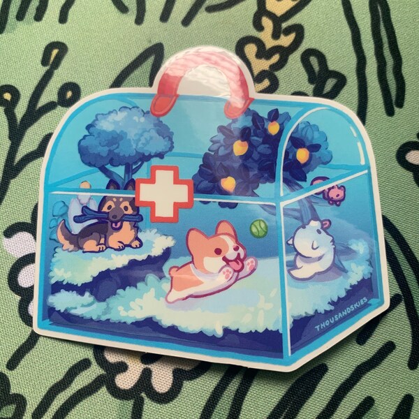 Vinyl Sticker (transparent) First Woof Kit - Etsy