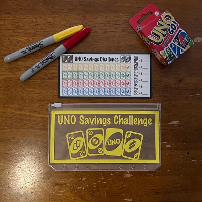 Bingo Savings Challenge Lilac Glitter Cash Envelopes Savings Challenge ...