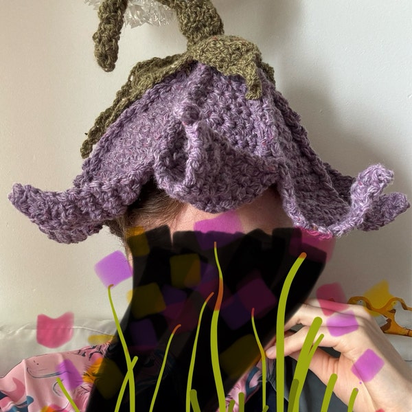 Fairy Flower Hat Crochet Pattern PDF - Etsy